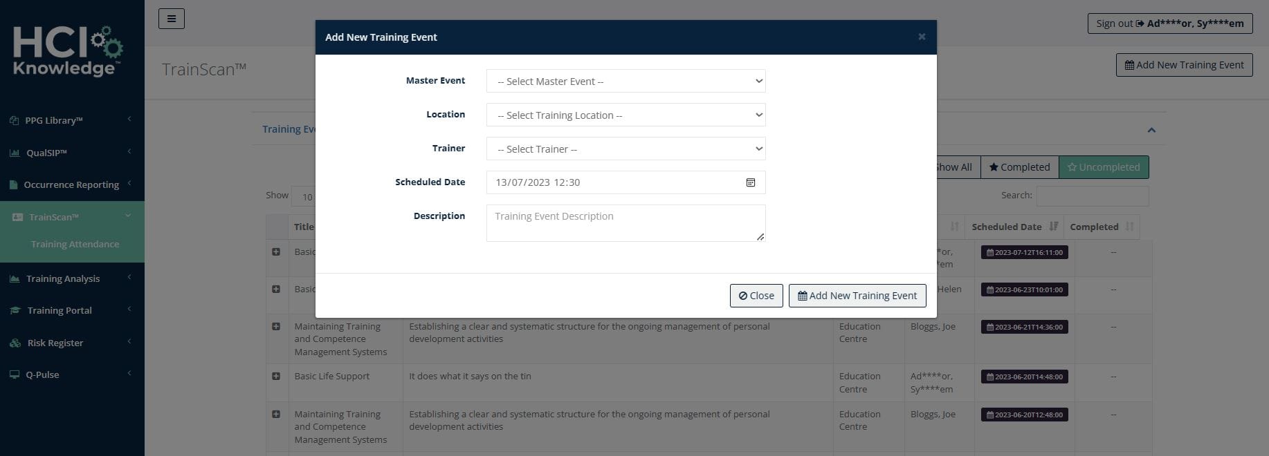 Compliance Training Tracking Software | Training Records Management