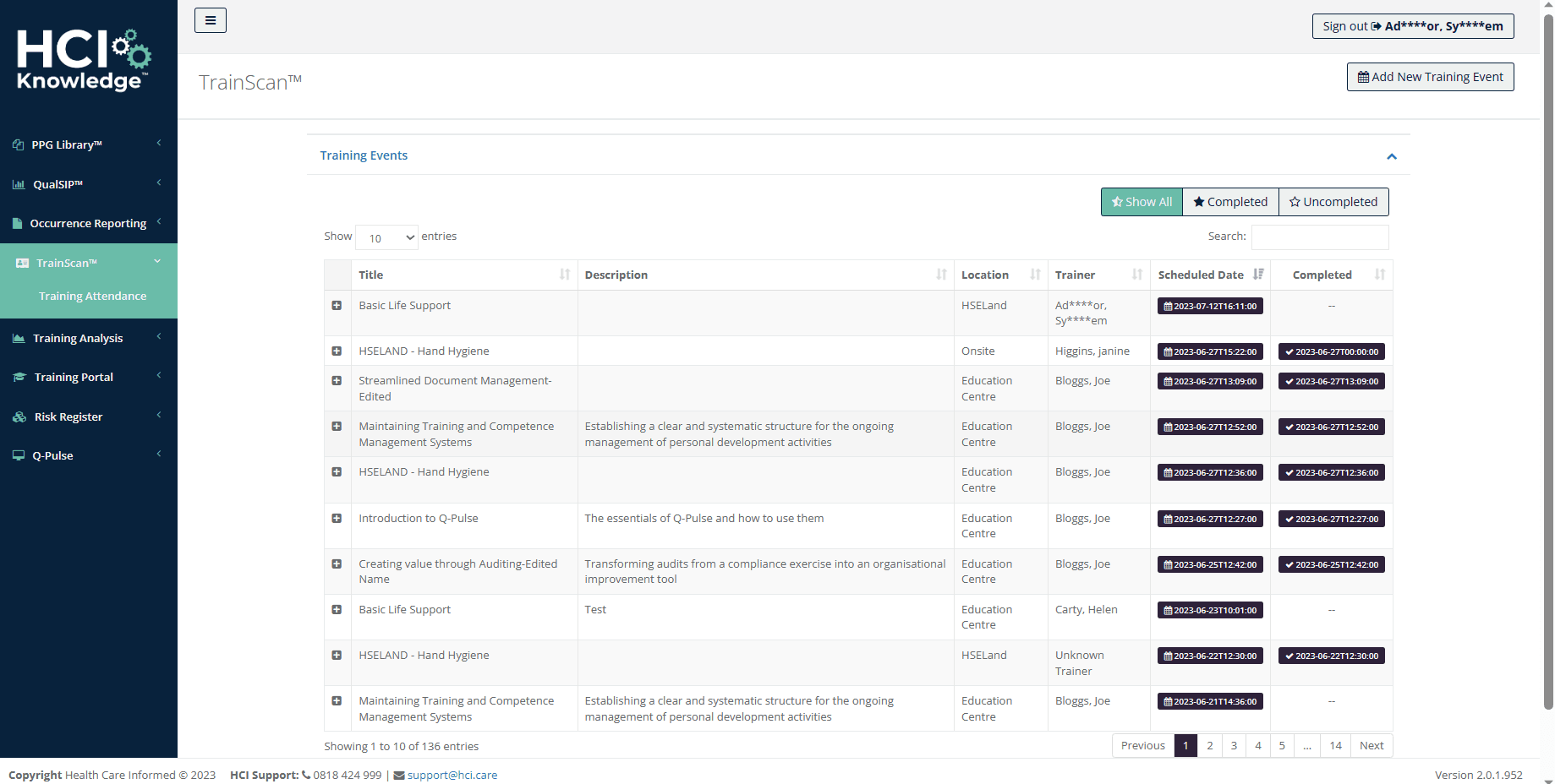 Compliance Training Tracking Software | Training Records Management