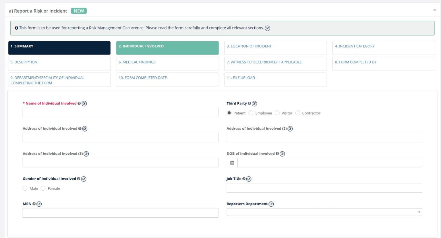 Digital Transformation Of Occurrence Reporting In Healthcare Hci